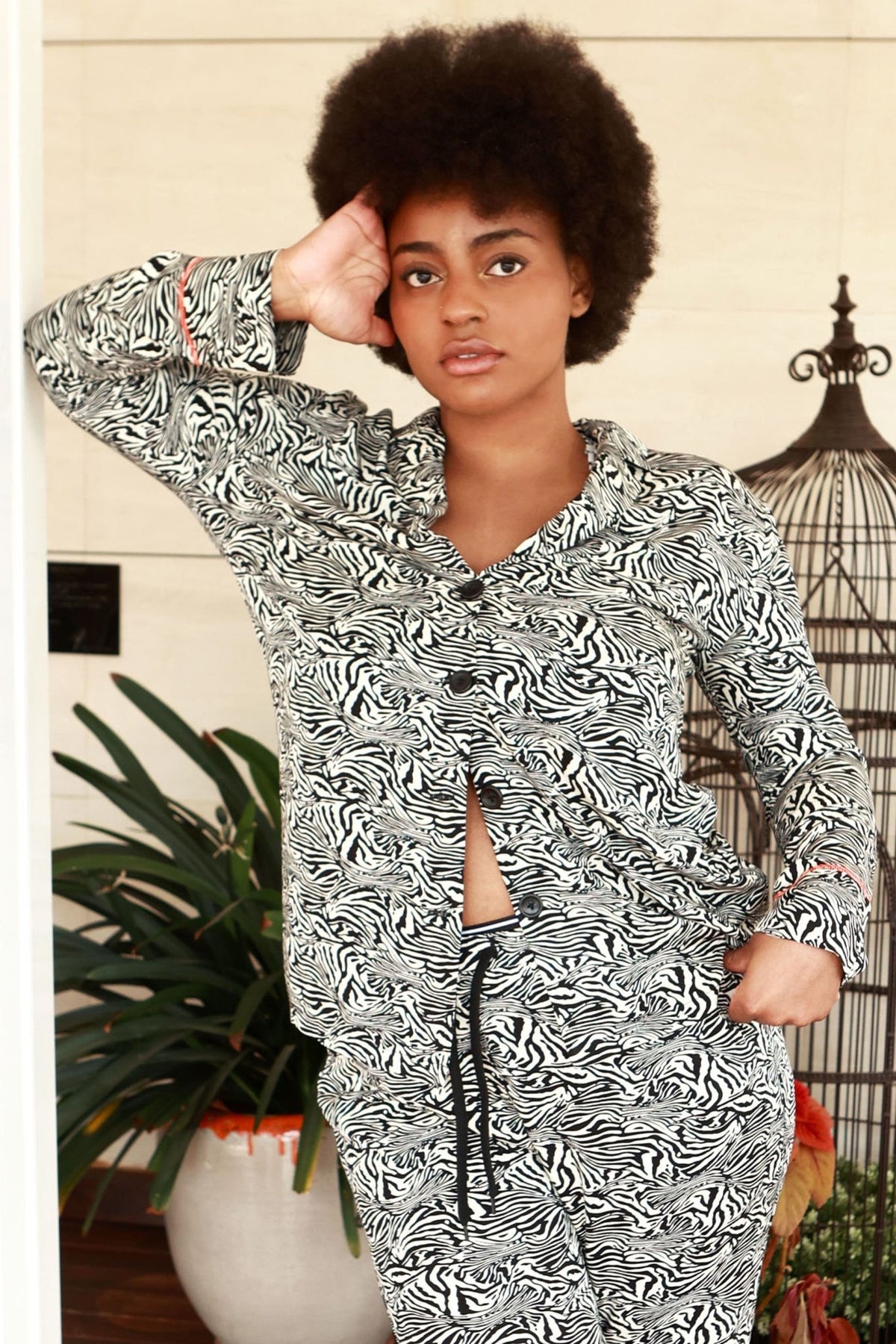 POSESHE Classic Pajama Set - Eco-friendly & Sustainable Sleepwear